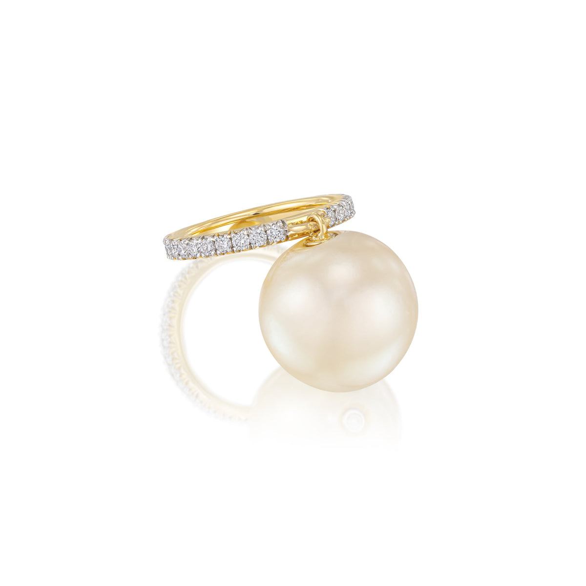 Floating Pearl Ring | Anne Baker